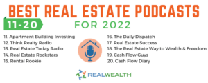 30 of the Best Real Estate Podcasts for 2022